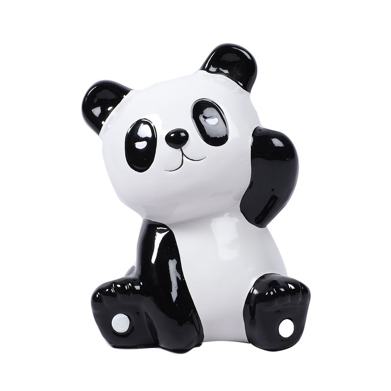 SURTIDO Alcancía animada oso panda