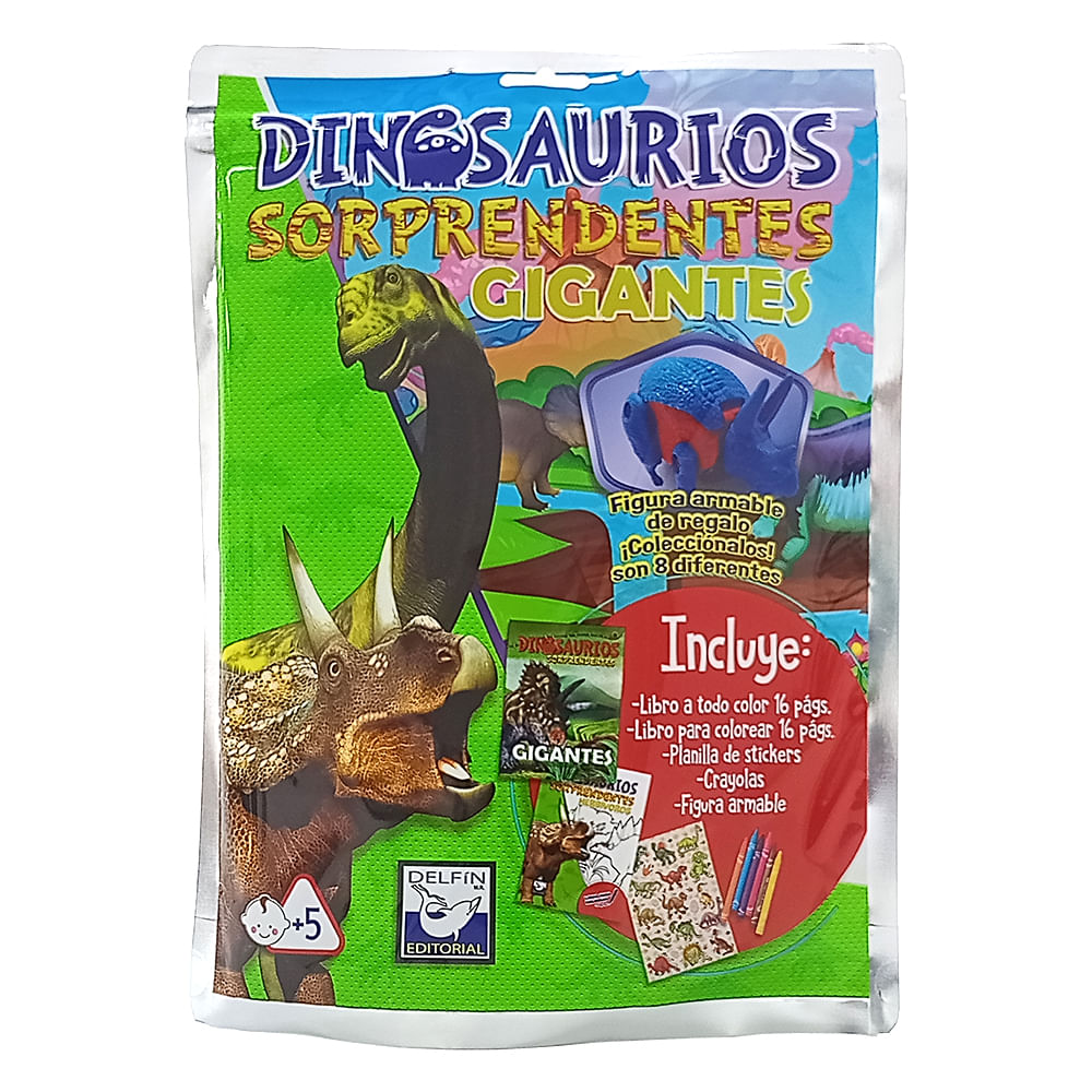 Libros actividades - divertipack solo dinosaurios