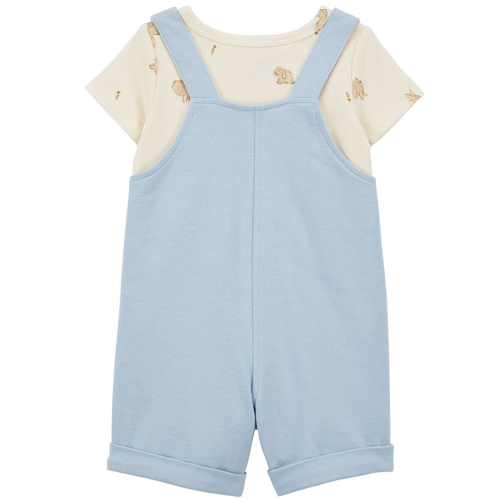 Conjunto de 2 piezas overall y camisa para bebe niño - Siman Costa Rica