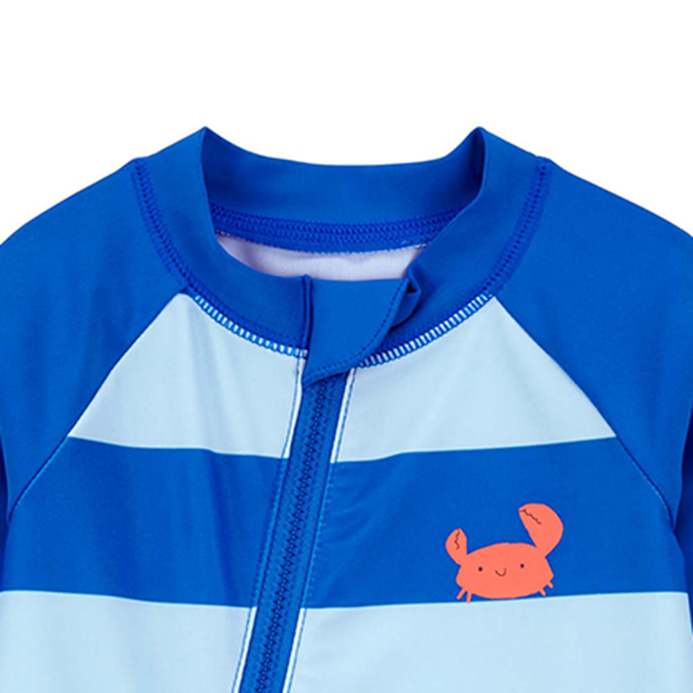 Traje de baño tipo romper para bebe niño
