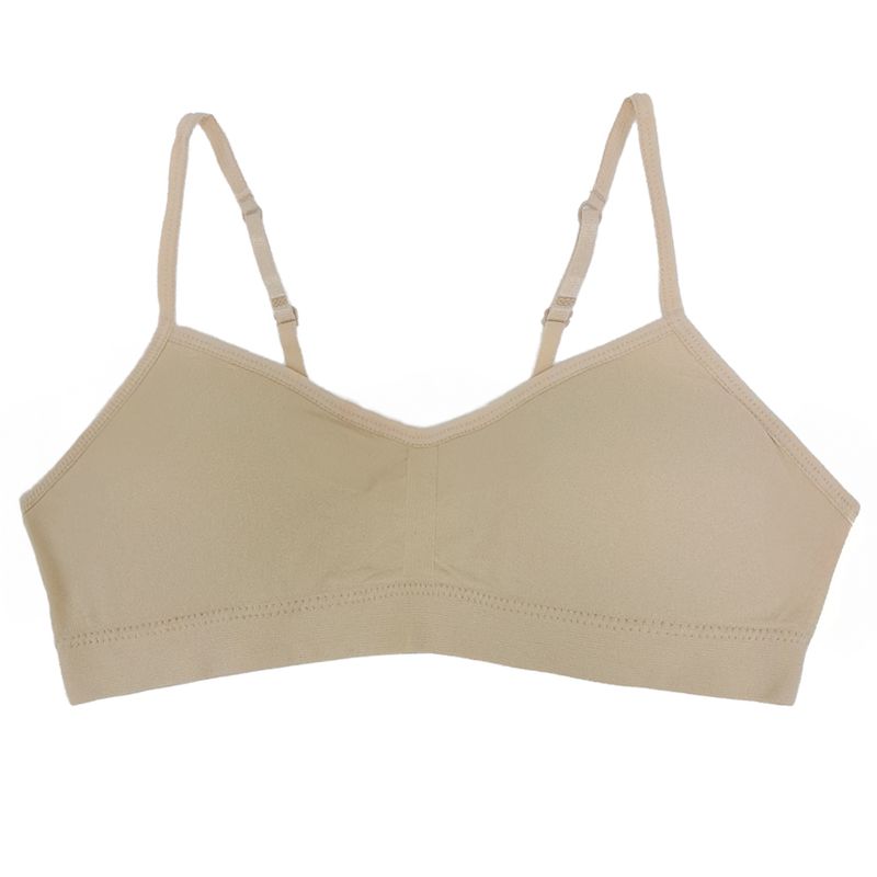 Set 2 brasieres bicolor sólido para niña