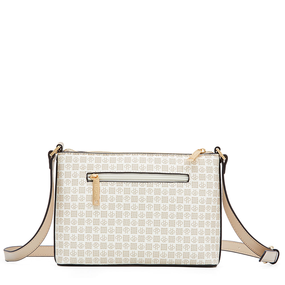 Cartera crossbody H&Co Brooklyn color beige para dama