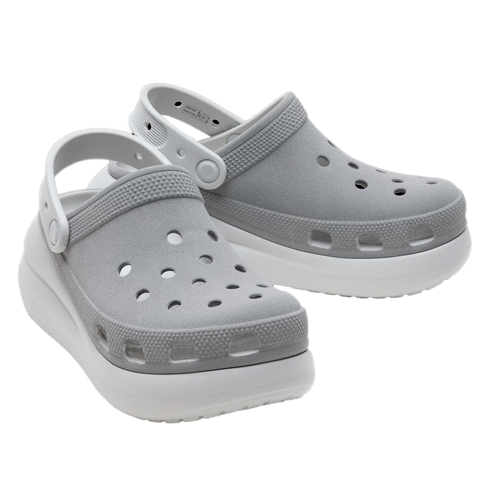 Crocs Classic Crush Clog color gris para mujer - Siman El Salvador