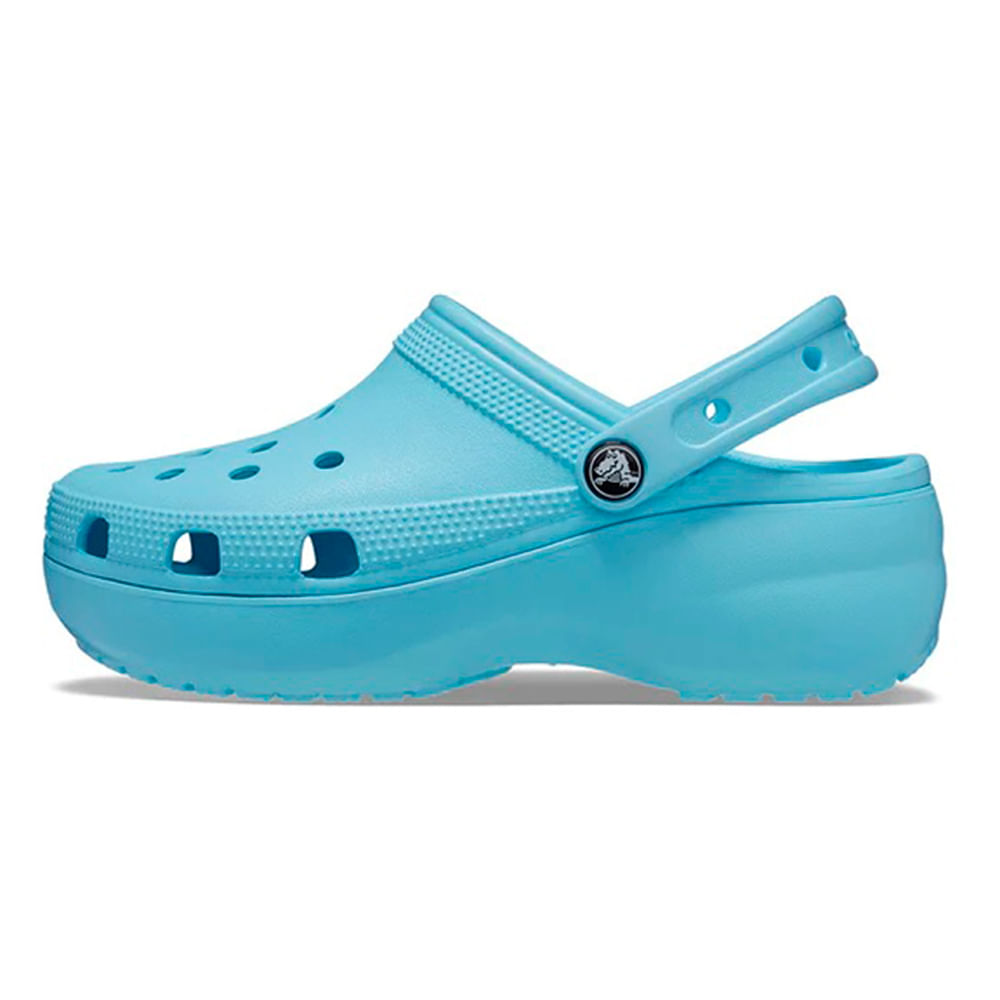Crocs casual clásico color celeste para mujer - Siman Costa Rica