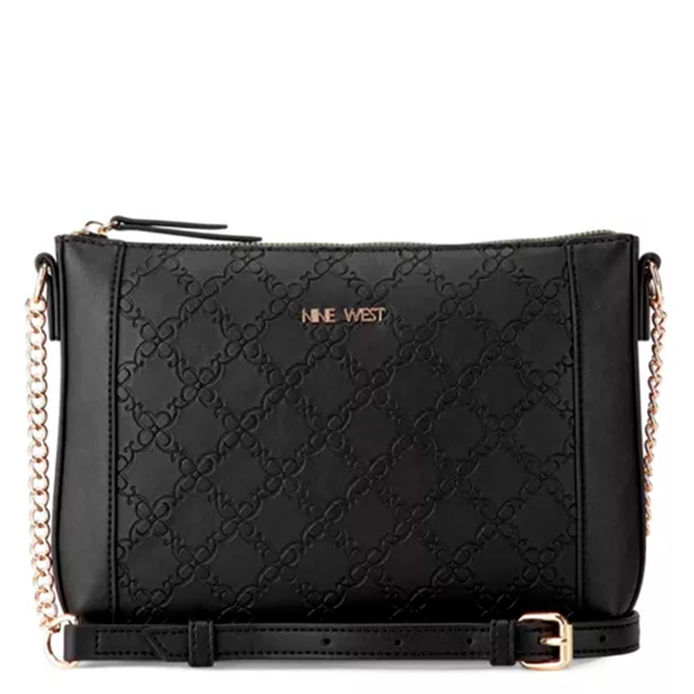 Cartera crossbody Nine West color negro para dama