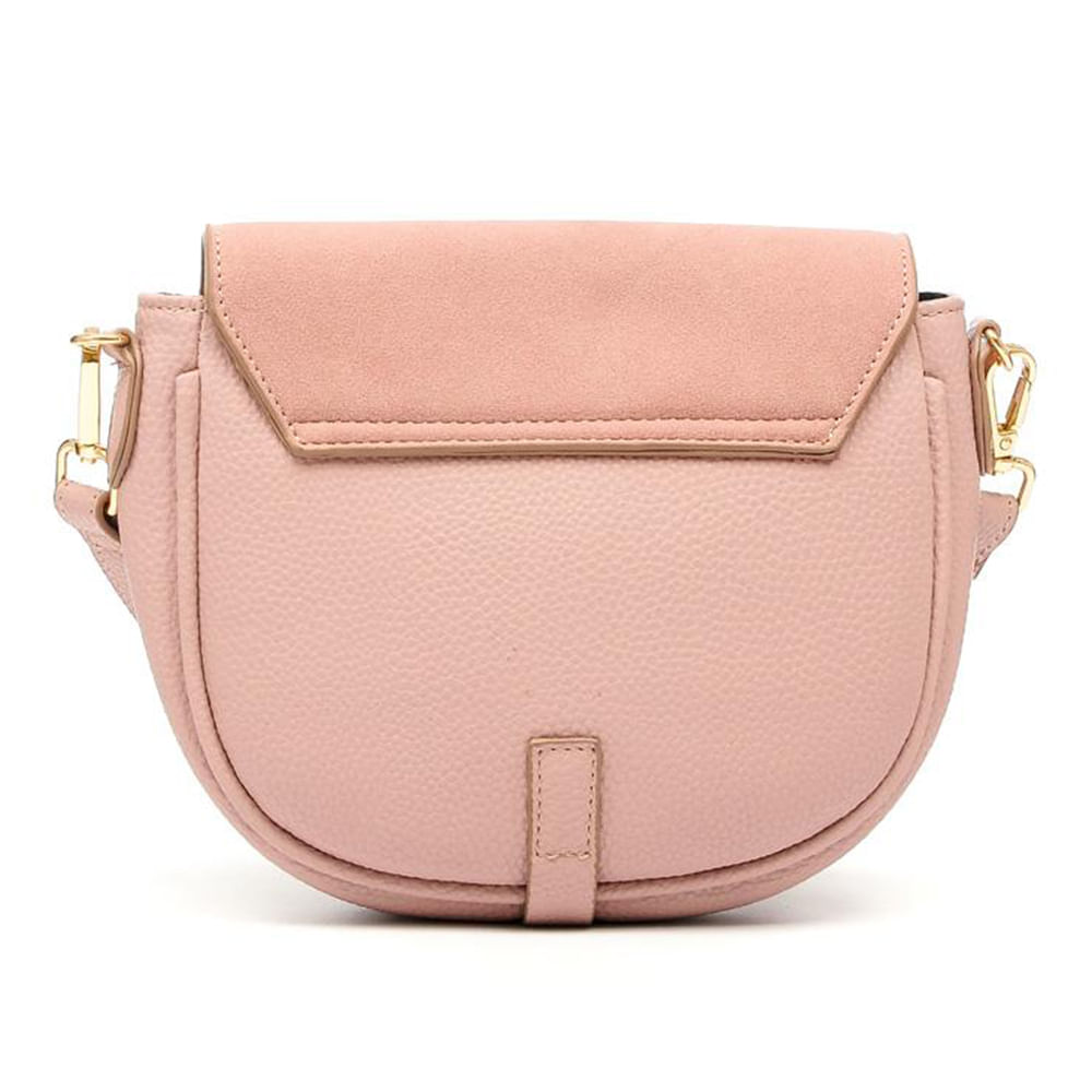 Cartera crossbody Amphora color rosado para dama