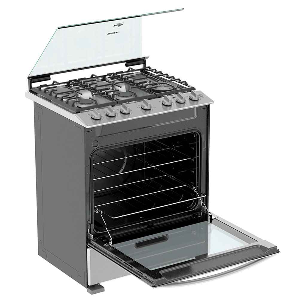 Cocina 6 quemadores con horno 144 L (5.1 PCU) a Gas LWFR7000S Whirlpool ...