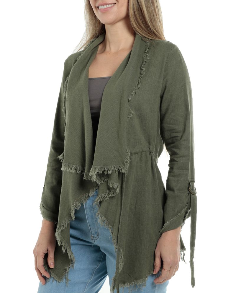 Suéter Sabrina fly away verde para mujer - Siman Guatemala