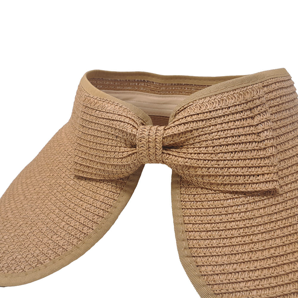 Visera para playa Sabrina color beige para mujer - Siman Costa Rica