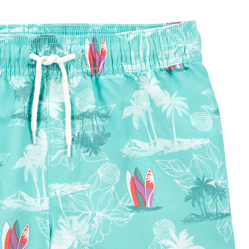 Short azul surf de niño