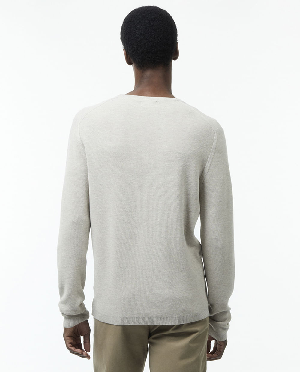Sfera Suéter básico beige con textura para hombre - Siman Costa Rica