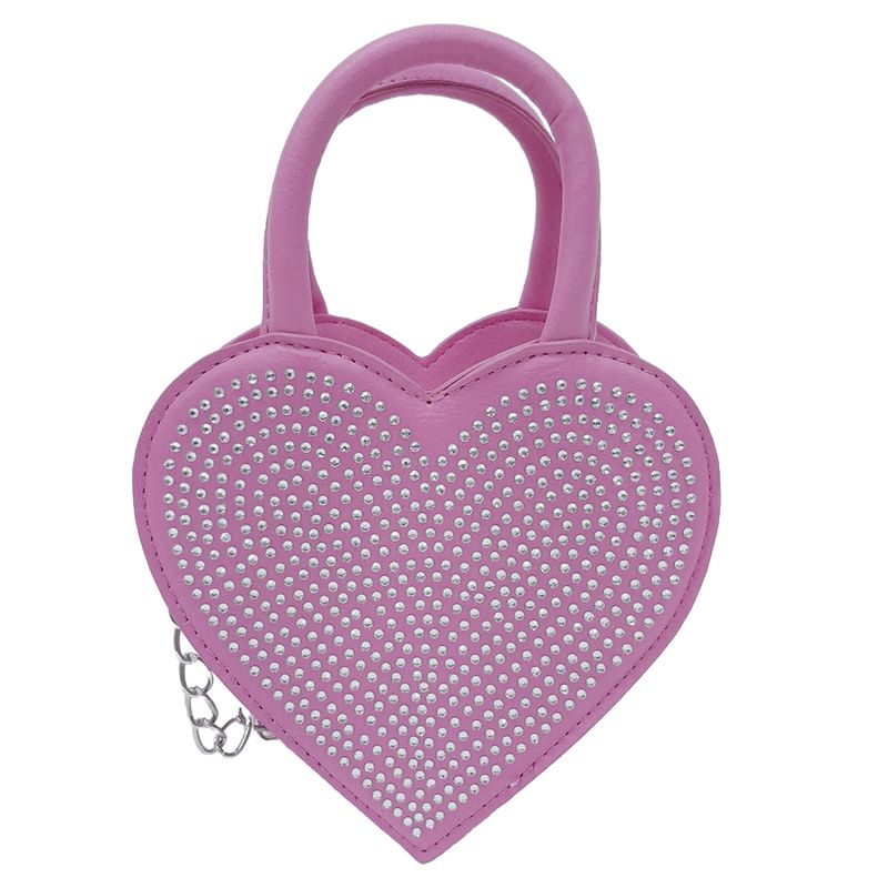 Cartera rosada sólido para niña