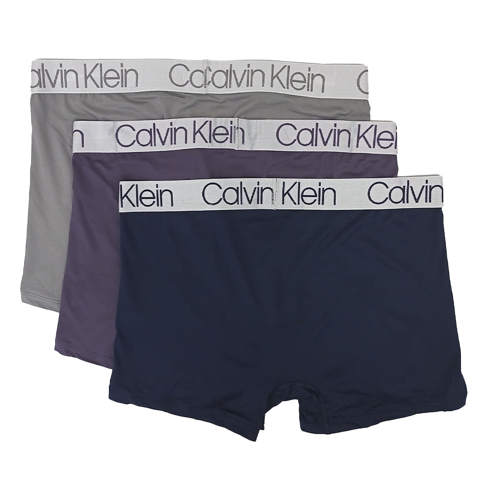 Pack de 3 boxers Calvin Klein trunk multicolor para hombre - Siman El Salvador