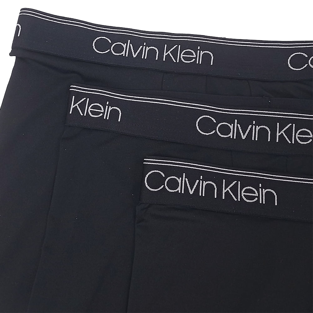 Pack de 3 boxers brief Calvin Klein negros para hombre - Siman Costa Rica