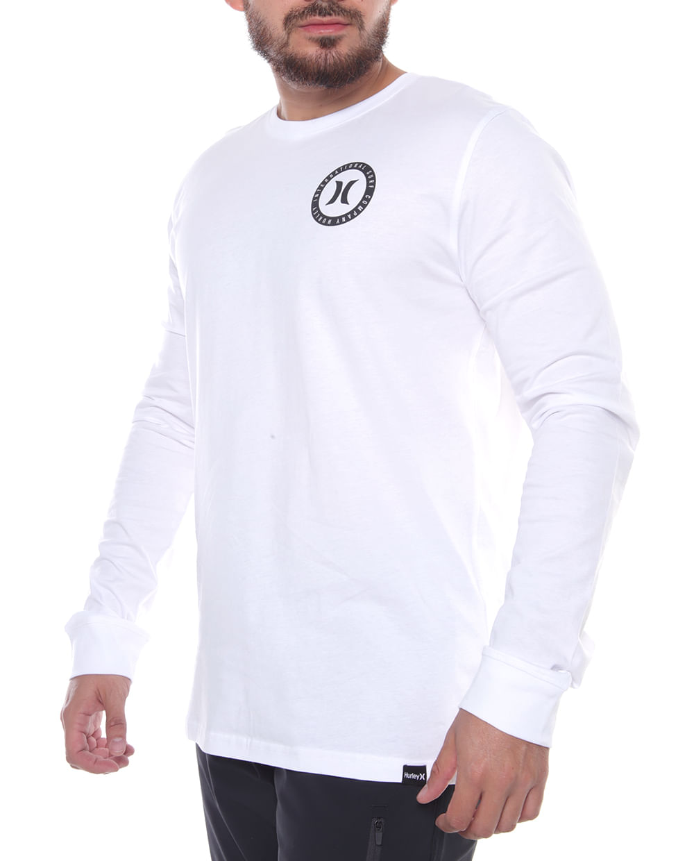 Hurley Camiseta blanca estampada para hombre - Siman El Salvador