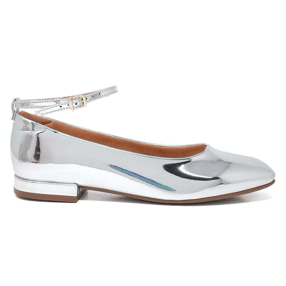 Zapato casual Sabrina plateado para mujer - Siman El Salvador
