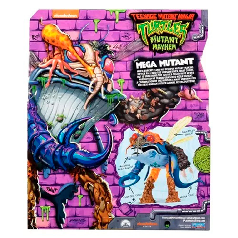 Tortugas ninja película figura gigante mega mutante