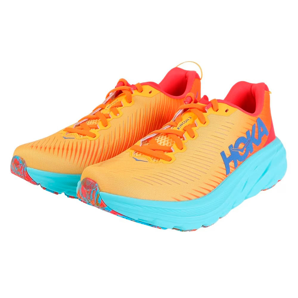 Zapato Hoka Rincon 3 deportivo multicolor para hombre - Siman El Salvador