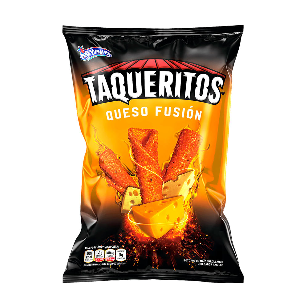 Snack salado Taqueritos extra quesos 190gr