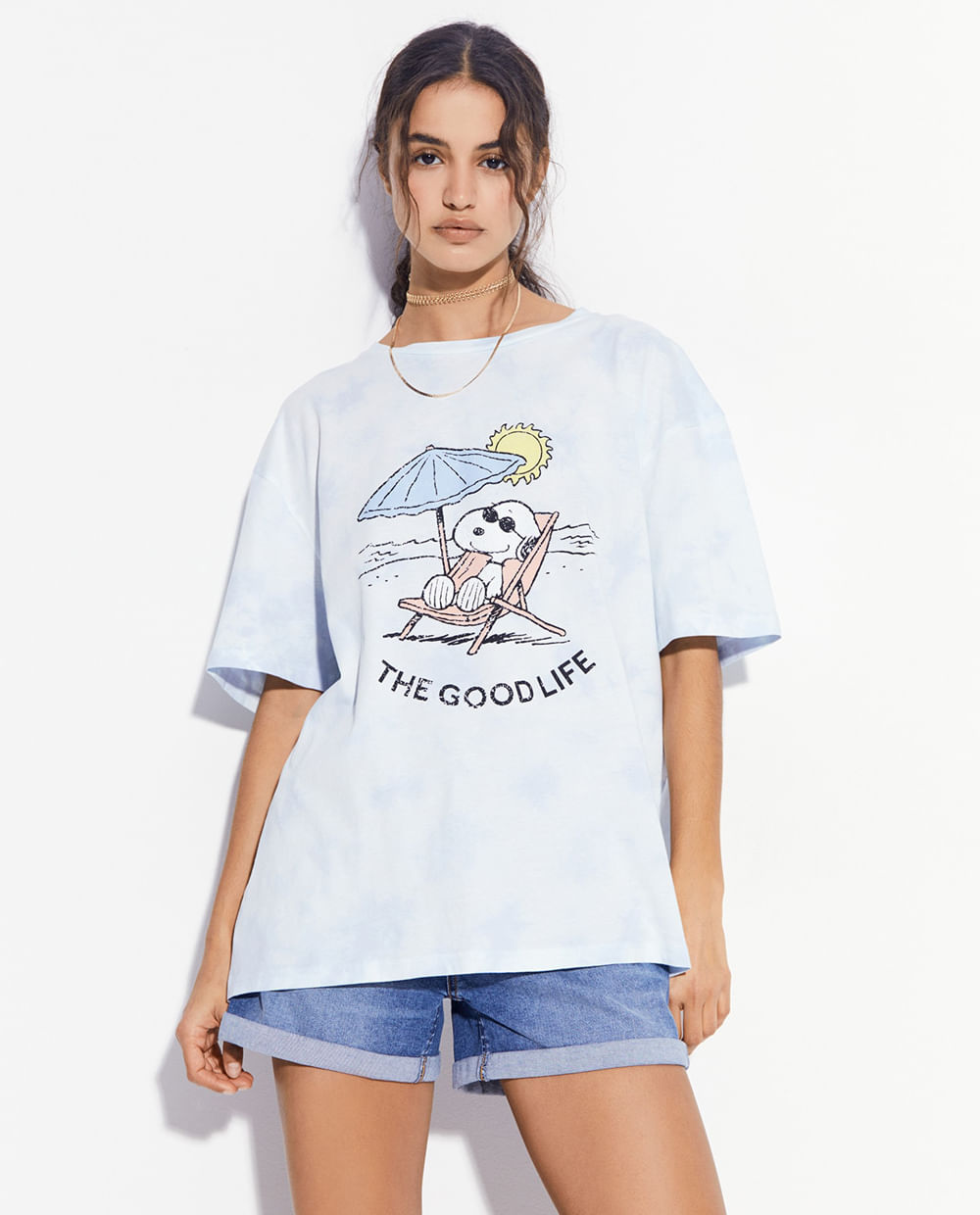 Camiseta Sfera estampada mangas 3/4 para dama - Siman Costa Rica