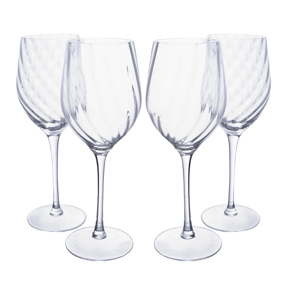 Set de 4 copas infinity para vino 12 oz - Siman Guatemala