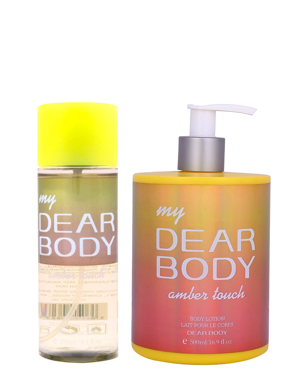 Set de fragancia y crema corporal My Dear Body Amber Touch - Siman El ...