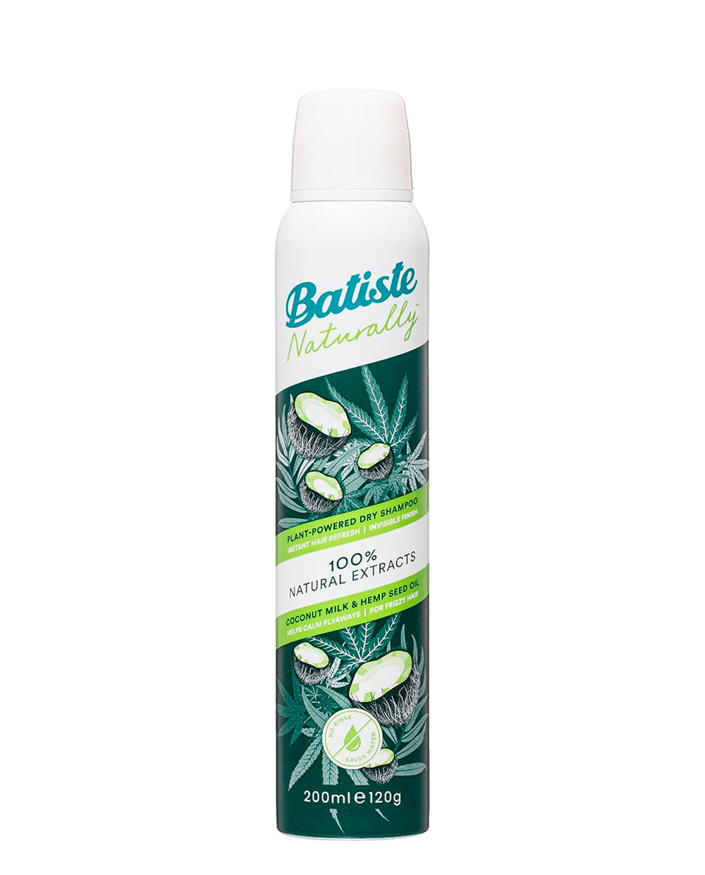 Batiste Naturally Dry Shampoo Coconut Milk & Hemp Seed 200ml. - Siman ...