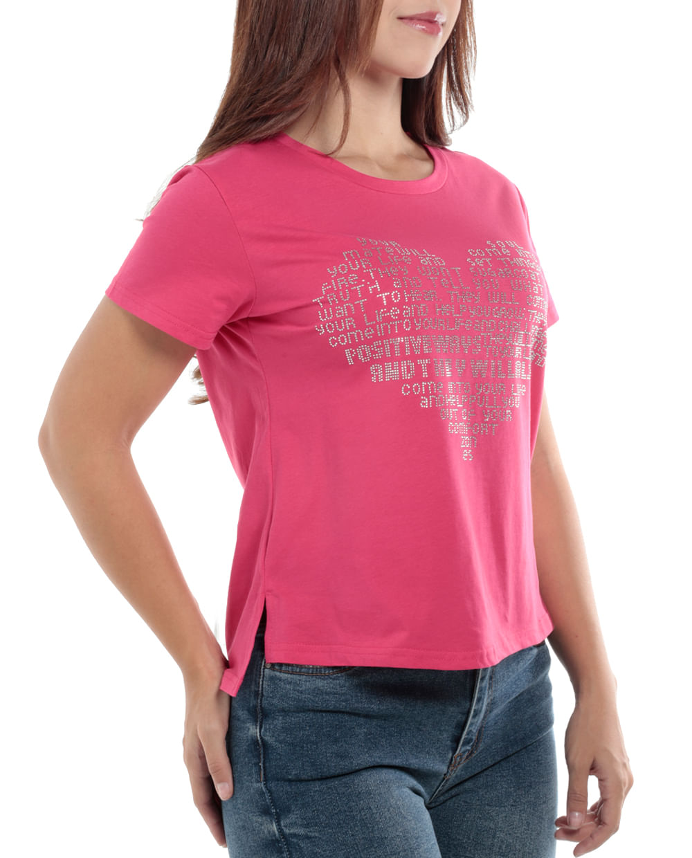 Camiseta Orange estampada manga corta para dama - Siman El Salvador