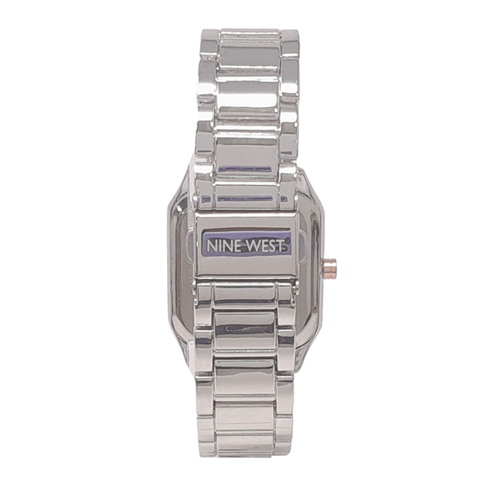 Reloj Nine West análogo metálico plateado para mujer - Siman El Salvador