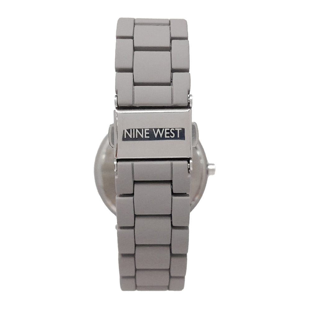 Reloj Nine West análogo metálico gris para mujer - Siman Guatemala