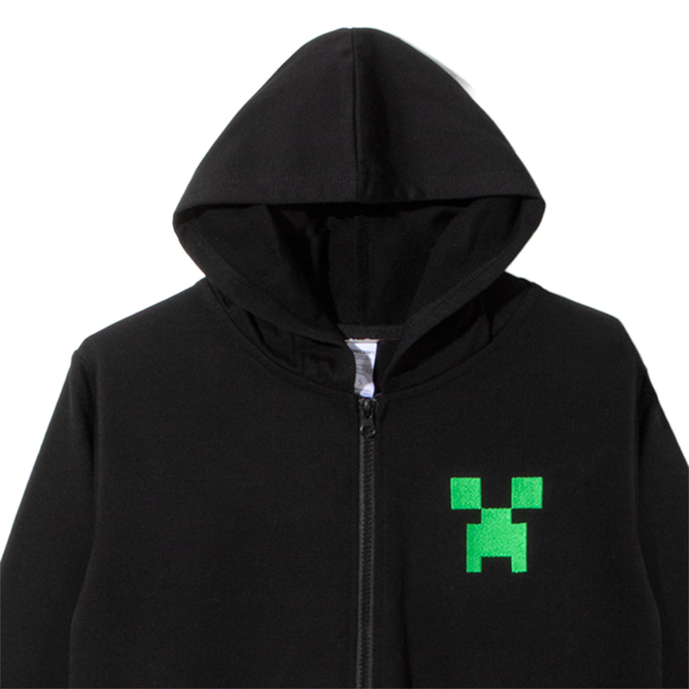 Sudadera negra con estampado de minecraft para niño - Siman Costa Rica