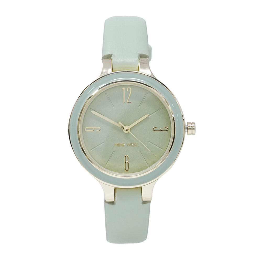 Reloj Nine West análogo cuero turquesa para mujer - Siman El Salvador