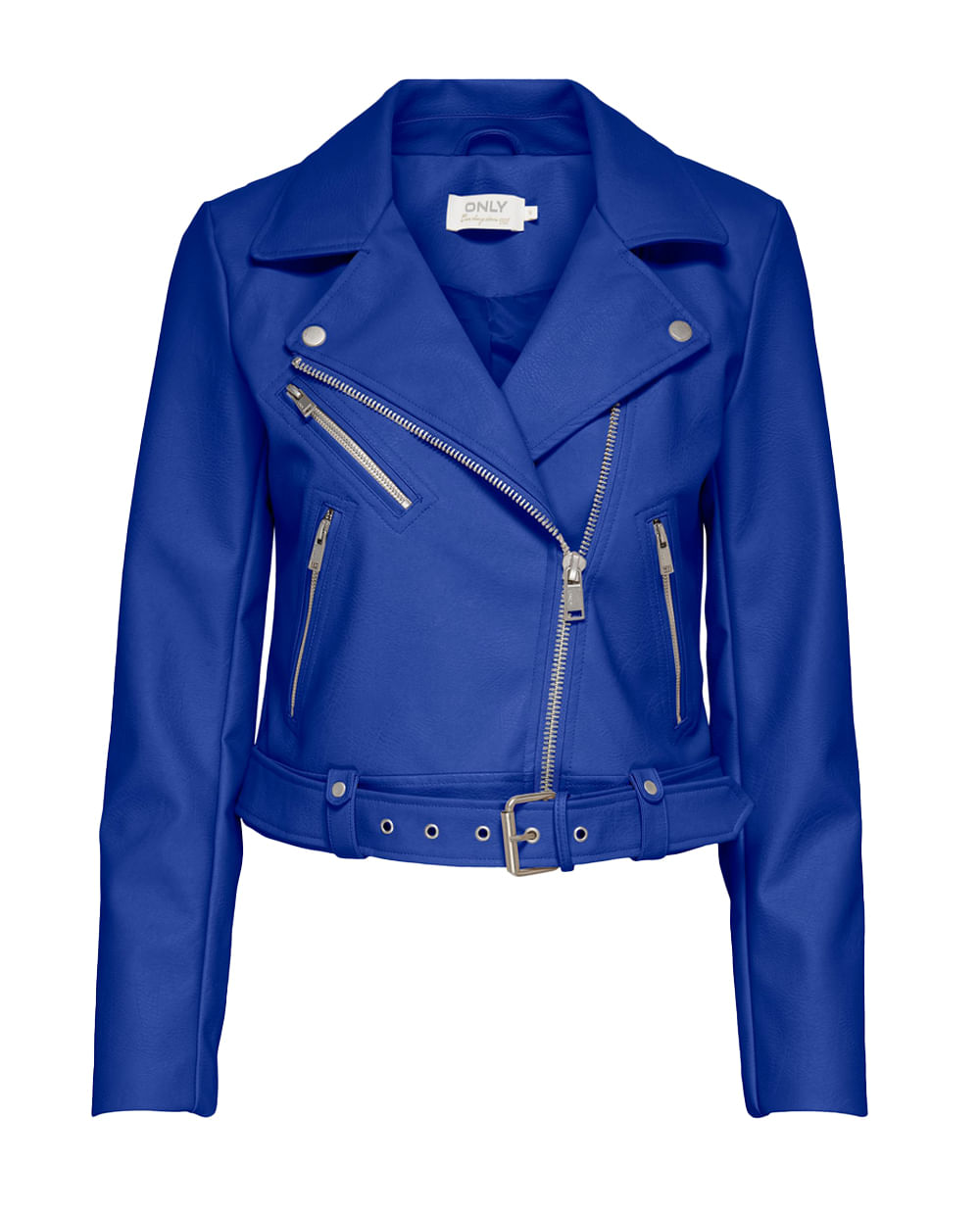 Pu jacket Only azul para dama