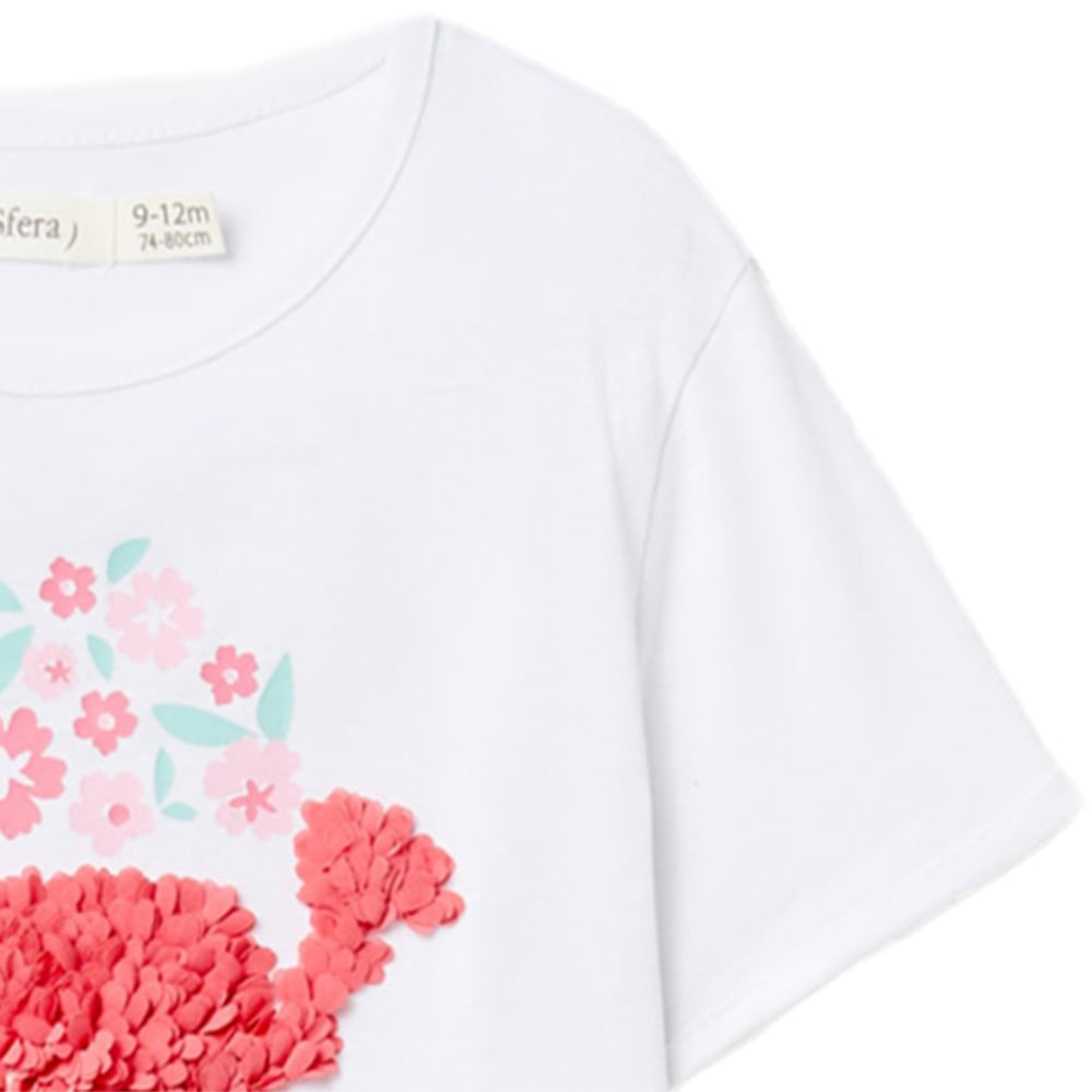 Camiseta con estampado de regadera para bebe niña - Siman Guatemala