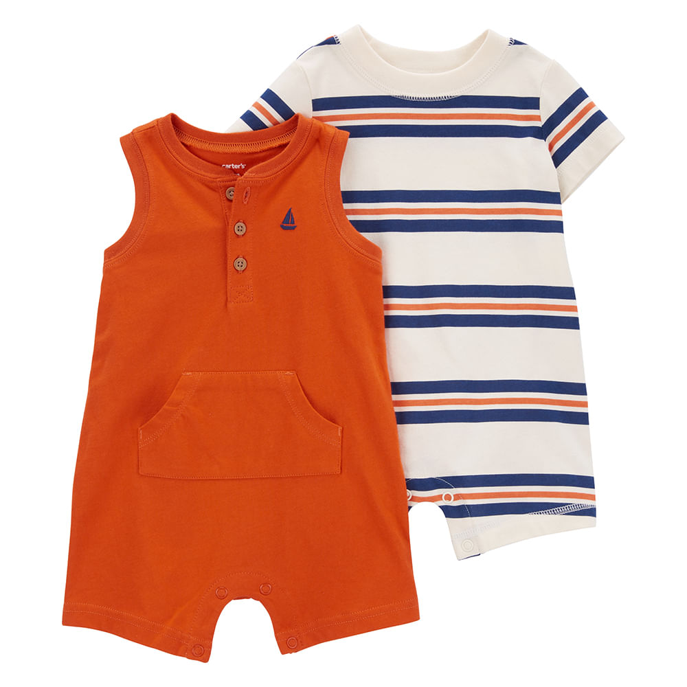 2 pack de rompers para bebe niño - Siman El Salvador