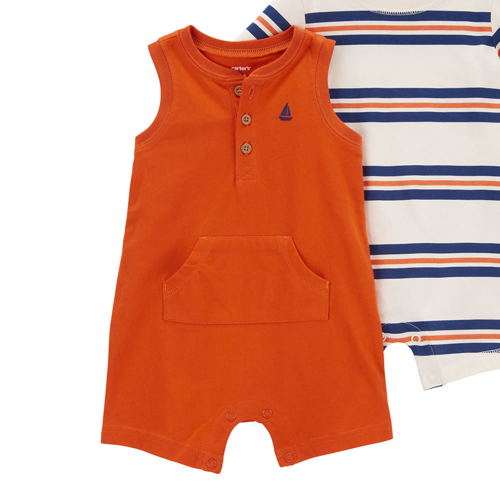 2 pack de rompers para bebe niño - Siman El Salvador