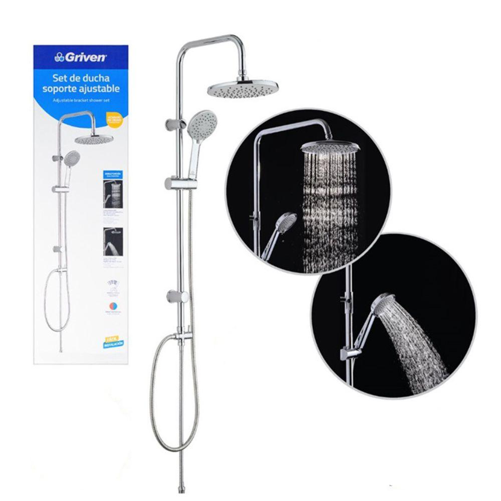 Set ducha regadera, manecilla y regadera de mano tipo telefono - Siman ...