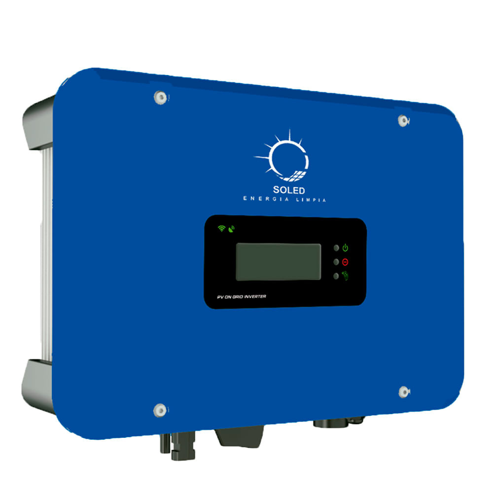 Inversor solar en red Soled potencia 3,000Watts 240VAC - Siman El Salvador