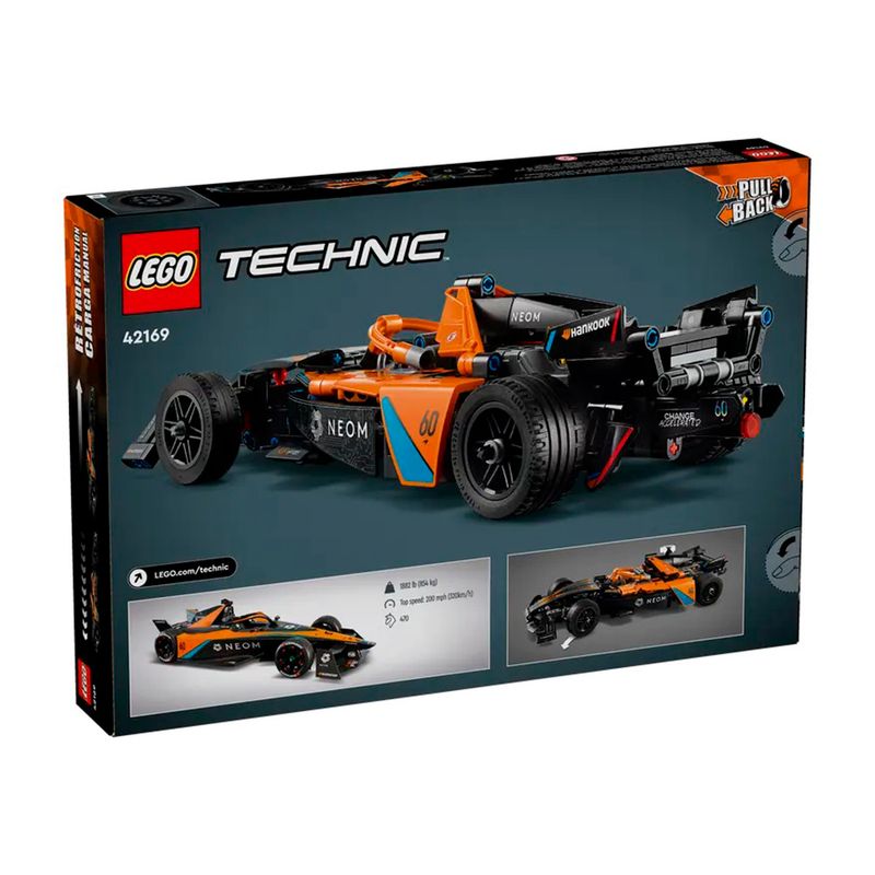 Lego technic - coche de carreras neom mclaren fórmula naranja - Siman ...