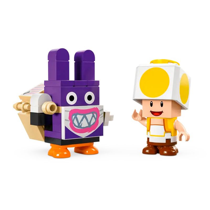 Lego super mario - nabbit en el set de expansión de la tienda de toad ...