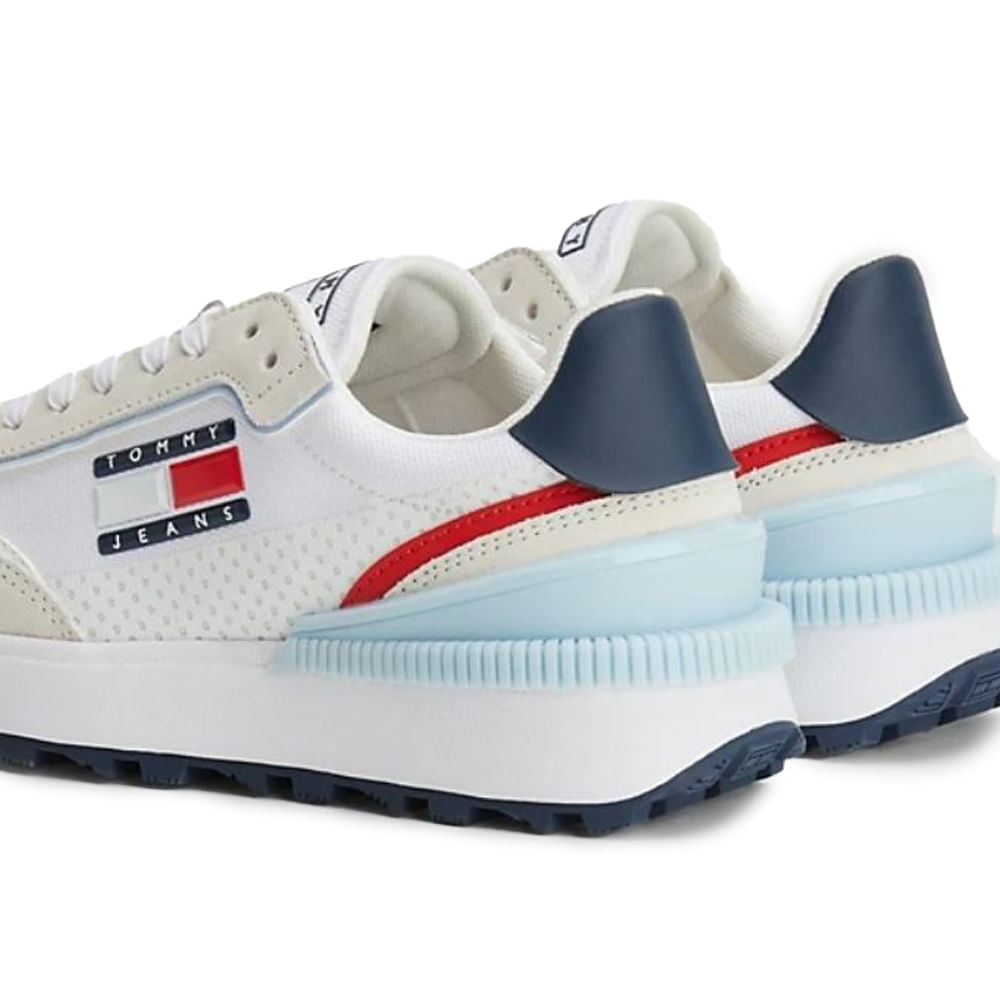 Zapato casual Tommy Hilfiger color blanco para mujer - Siman El Salvador