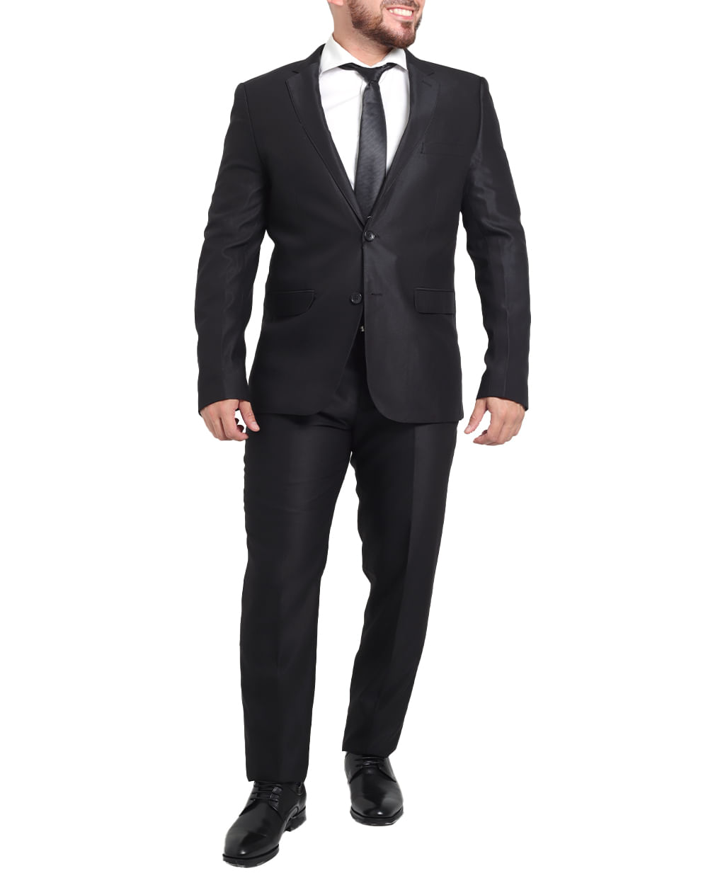 Traje slim fit negro clásico para hombre - Siman Costa Rica