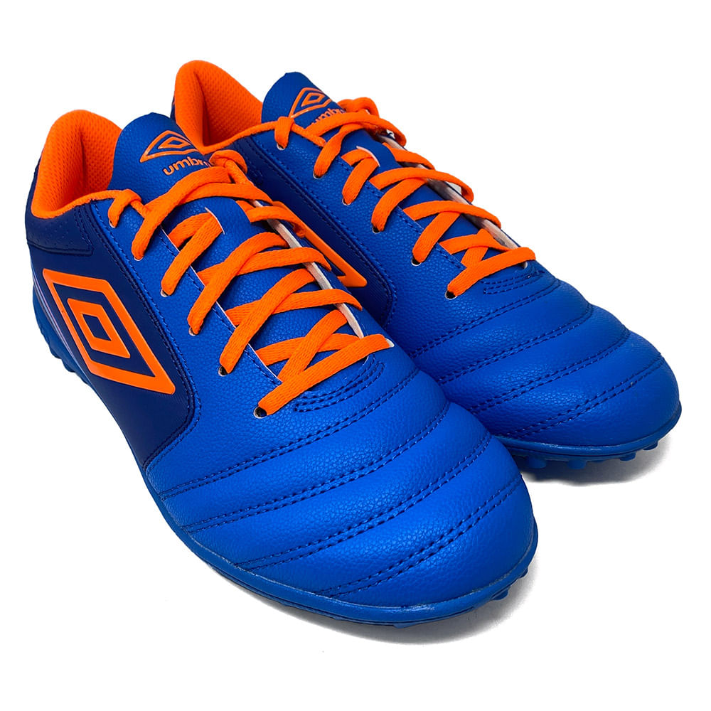 Zapato deportivo Umbro TF color anaranjado/azul para hombre - Siman ...