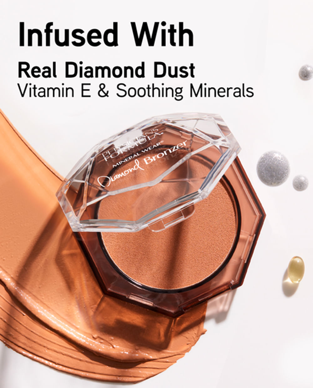 Mineral Wear Diamond Bronzer - Deep Bronze Gem - Siman El Salvador