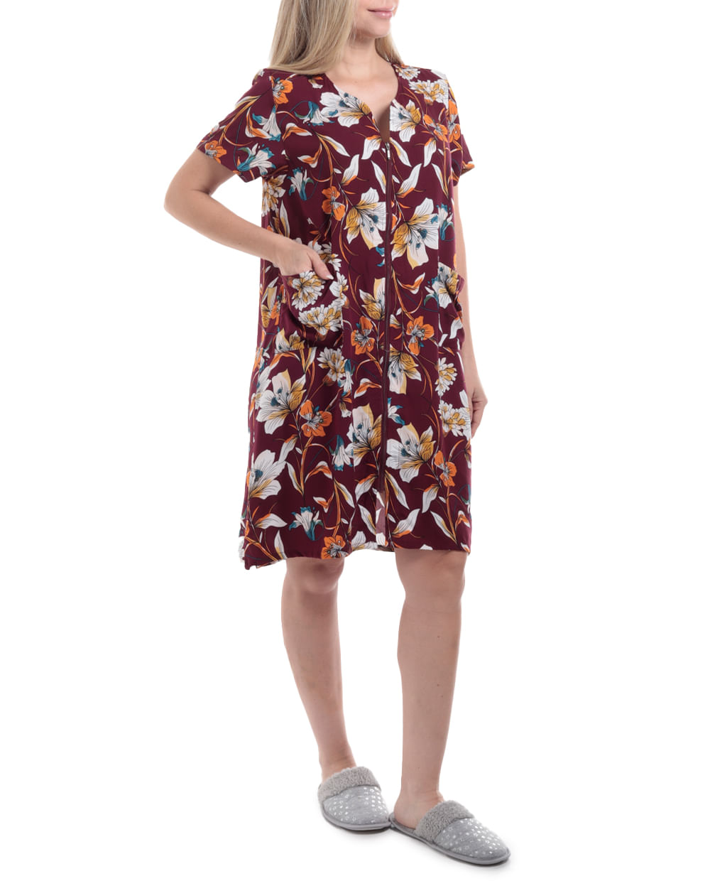 Bata Nicolle estampada de flores multicolor para dama - Siman El Salvador