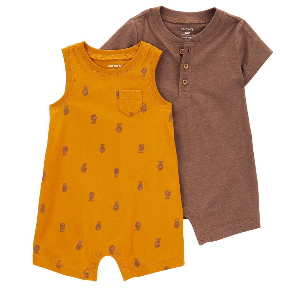 2 pack de rompers para bebe niño - Siman Costa Rica