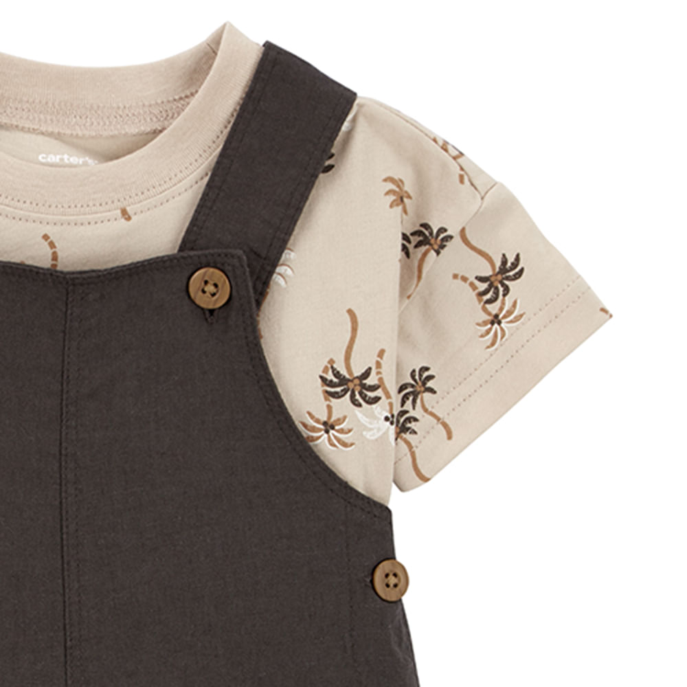 Conjunto de 2 piezas camisa y overall para bebe niño - Siman Costa Rica