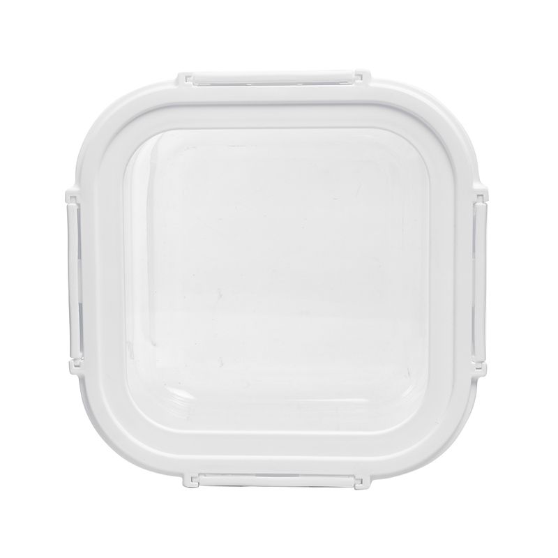 Depósito cuadrado para guardar comida 19x19x7.5 cm - Siman Nicaragua