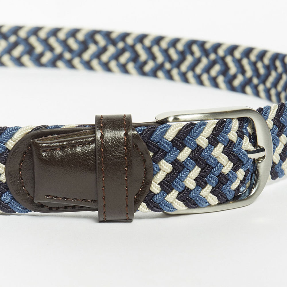 Cincho trenzado multicolor para hombre - Siman Costa Rica