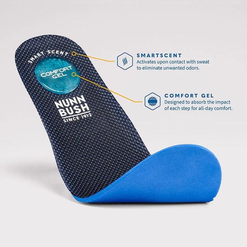 Zapato de vestir Nunn Bush Cap Toe Oxford negro para hombre - Siman ...